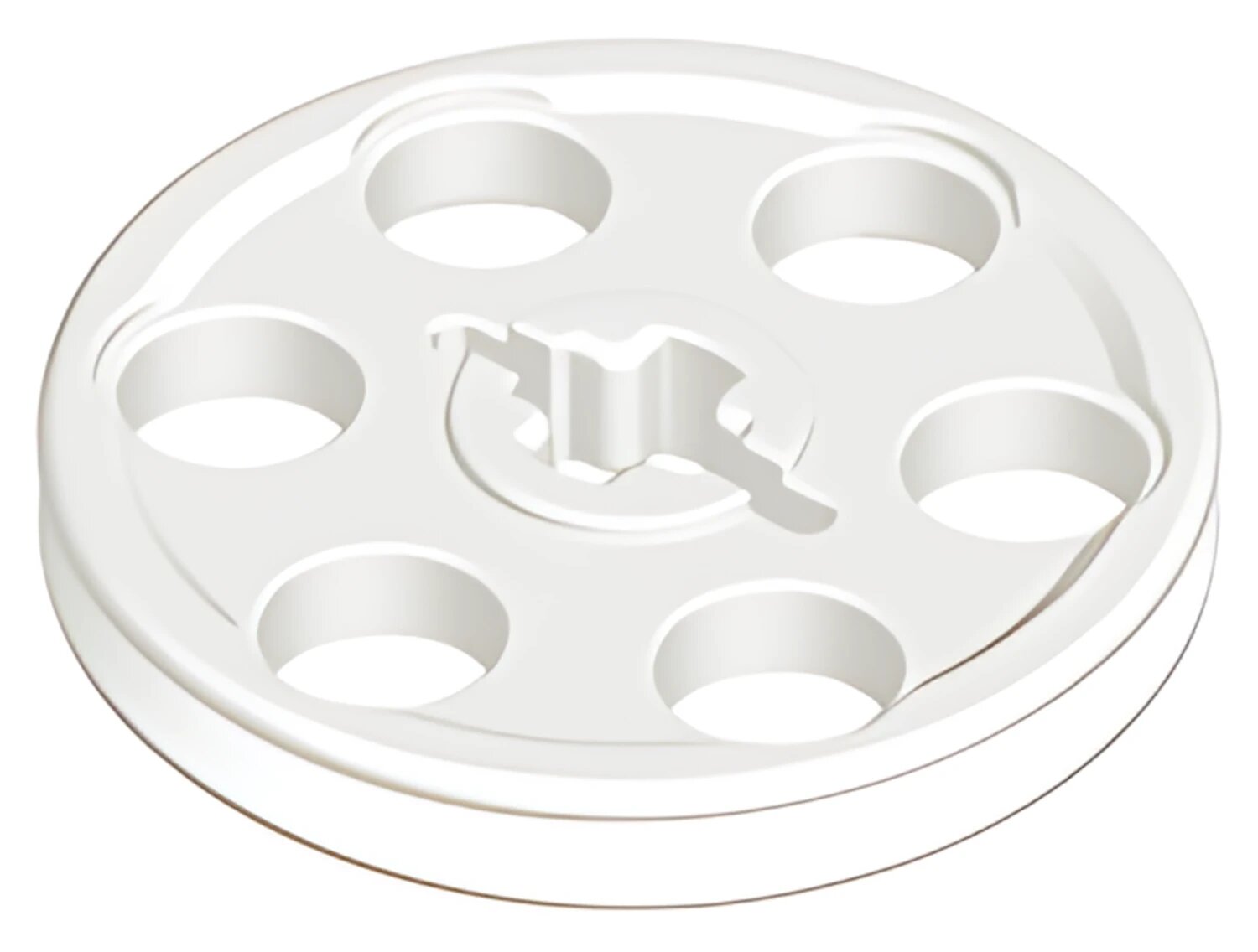 Деталь LEGO Technic Wedge Belt Wheel (Pulley) 4185 (2786, 49750, 65668) White N