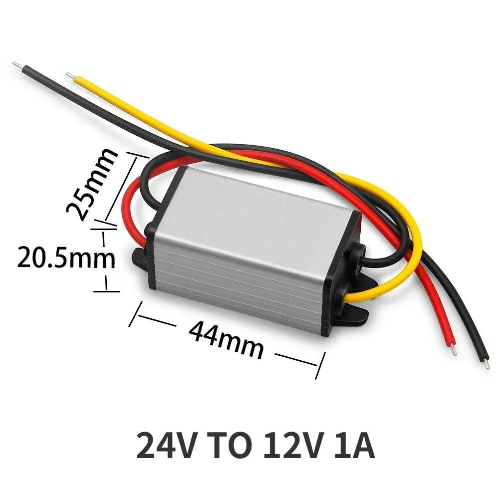 Kangwobei DC/DC Конвертер 24В на 12В 1-5A 24V TO 12V 1A