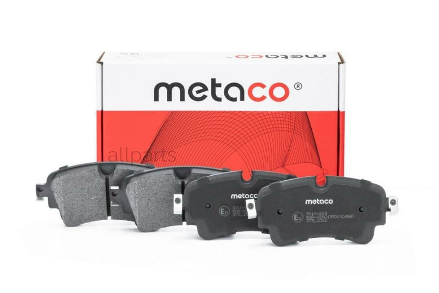 METACO 3010-229 Колодки тормозные задние дисковые к-кт