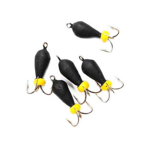 Мормышка вольфрамовая Yaman "Черт с петлей длинный" (Флуоресцентный желтый), 0.9 г, d=3 мм Я-МР1334