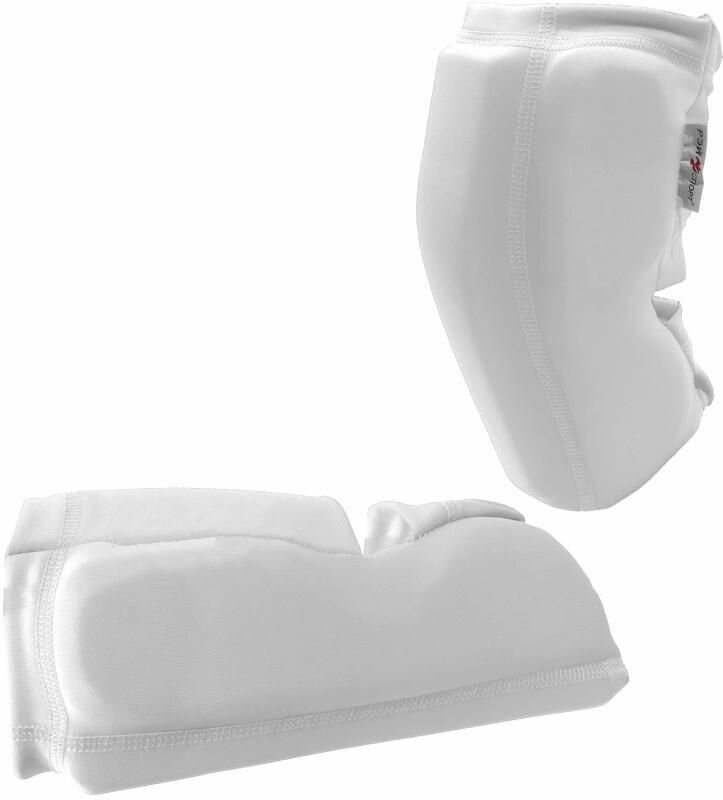 Щ75Э Наколенники для единоборств, трикотаж, р. M (белый)