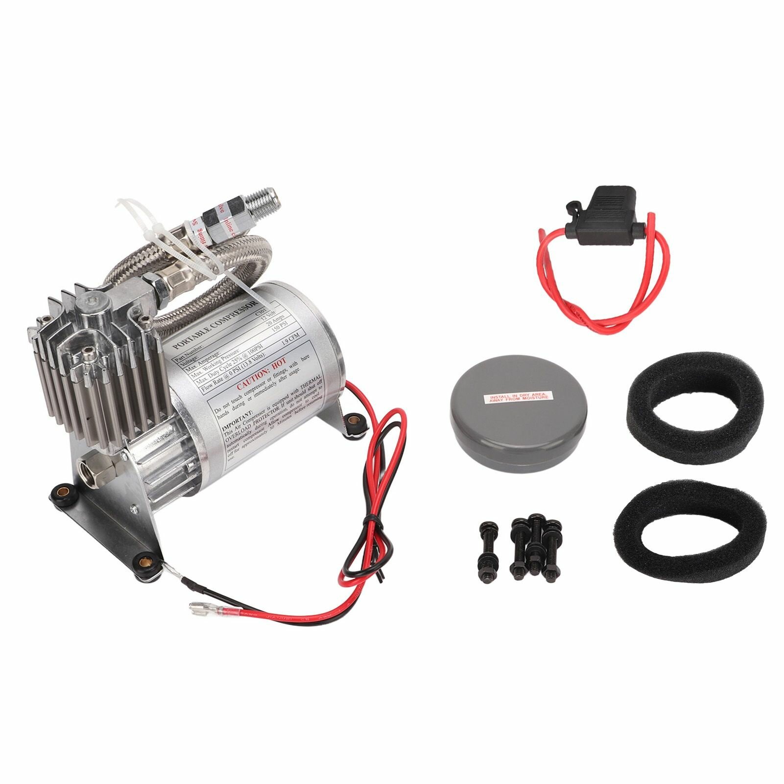 Мощный компрессор 150 PSI 20A 12V для автомобилей и яхт