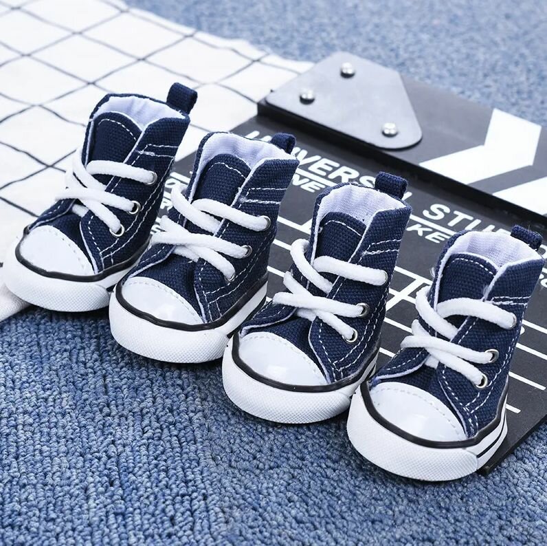 Кеды для собак мелких и средних пород Arnydog "Star" синие, размер 3# 4,7 см