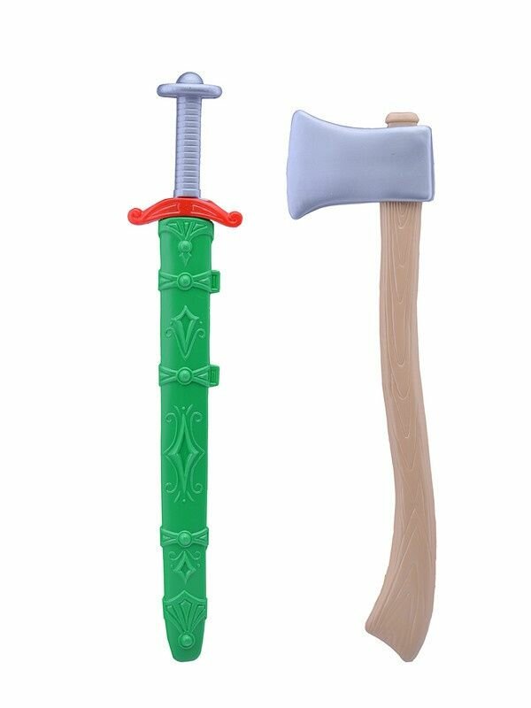 Игрушечное оружие свсд для викинга, топор, меч (5043)