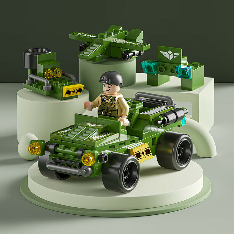 SHANGYUN конструктор танк модель для детей 6-8 лет совместимый с LEGO Дополнительная информация：Совместимо с кубиками