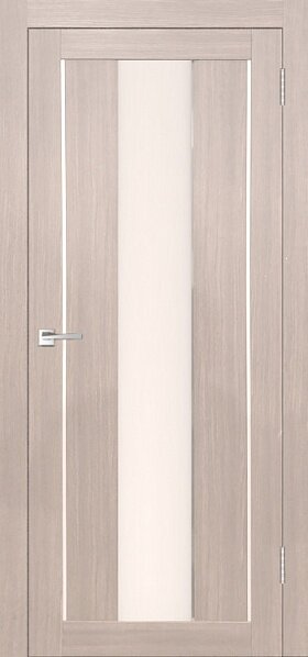 Межкомнатная Дверь Verda Y-2 Лиственница Кремовая со Стеклом Сатинат Белый 2000х700мм (Полотно 1шт) / Верда.