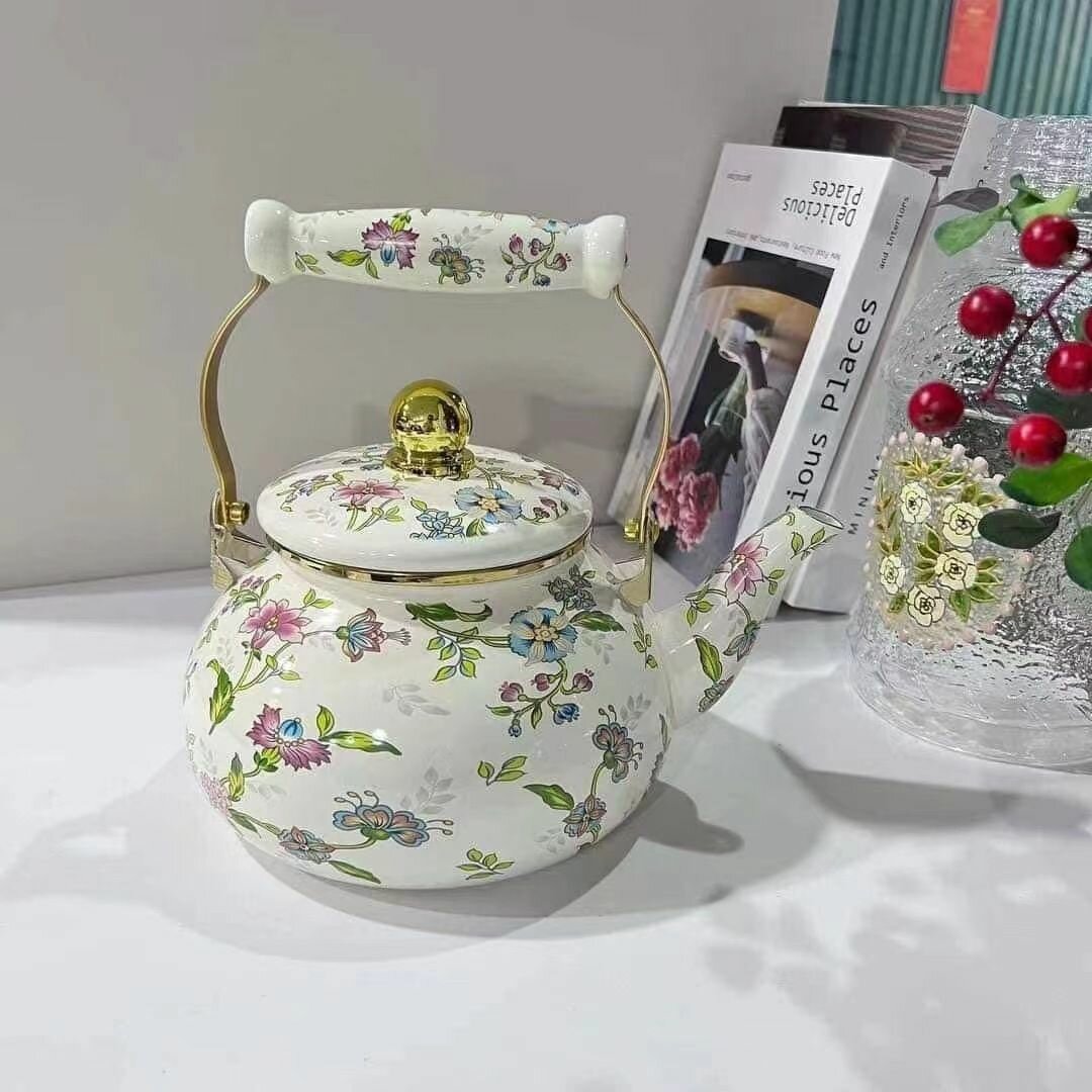 Чайник эмалированный Букингем, 2,5 л, Ejiry, EJ-BK-2.5K