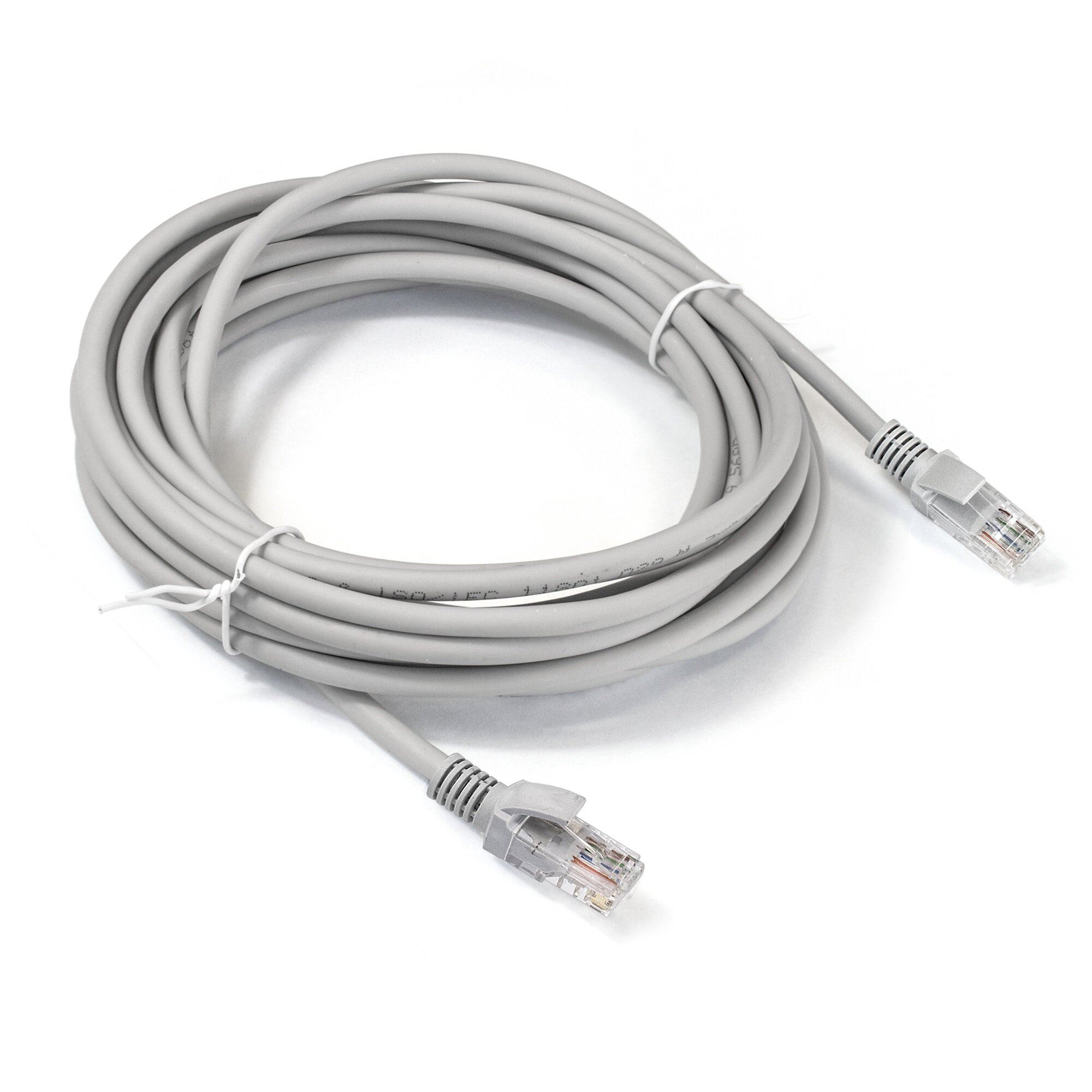 Патч-корд LSZH ExeGate UTP-RJ45-RJ45-5e-10M-LSZH-GY, UTP, cat.5e, 10м, серый EX290422RUS