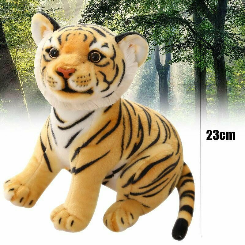 Креативная маленькая кукла-тигренок Плюшевая игрушка-талисман Года тигра 23cm