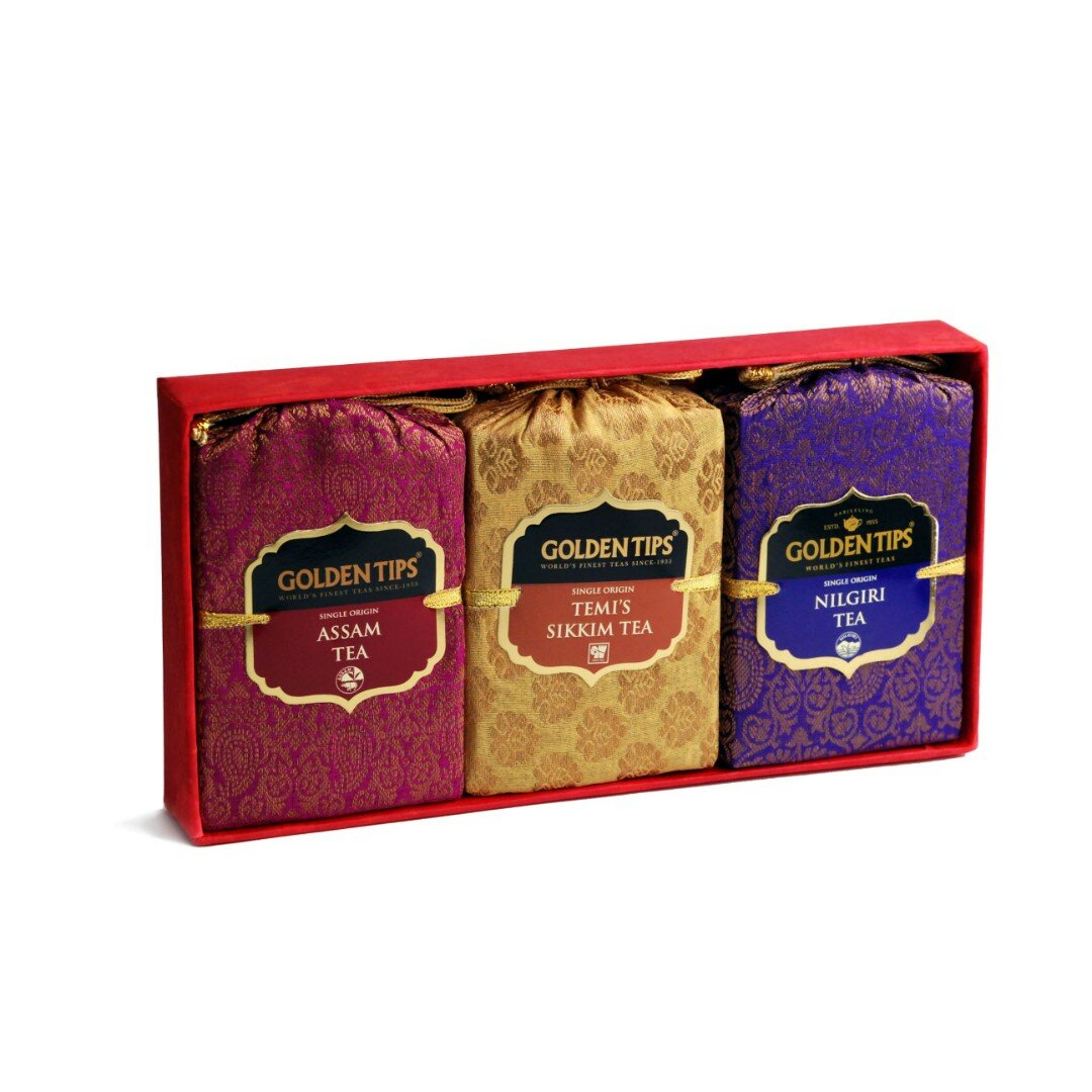 Чай чёрный ТМ "Голден Типс" - Подарок Индии-3 (Ассам, Сикким, Нилгири), 300 гр.