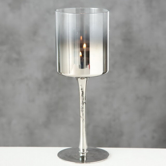 Стеклянный подсвечник-бокал Graccio 25 см, Boltze, 1511700