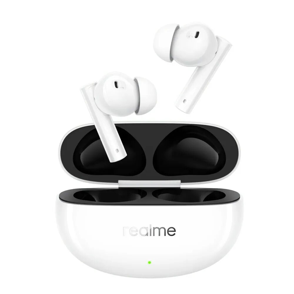 Realme Наушники беспроводные с микрофоном realme Buds Air 5, USB Type-C, белый