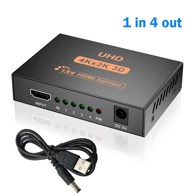 HDMI-распределитель 1x4 lieve 4K 1x4