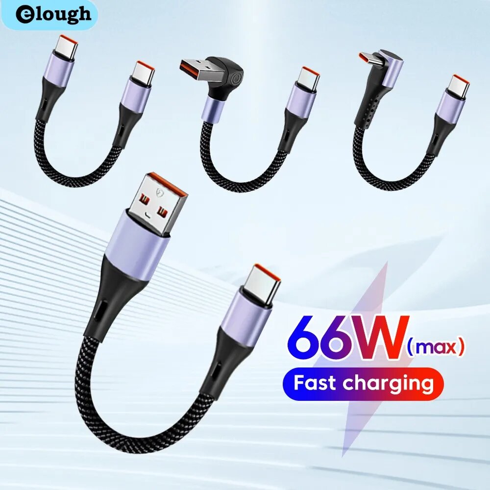 Кабель USB C 0.3м, Bend CC, черный — фото 1