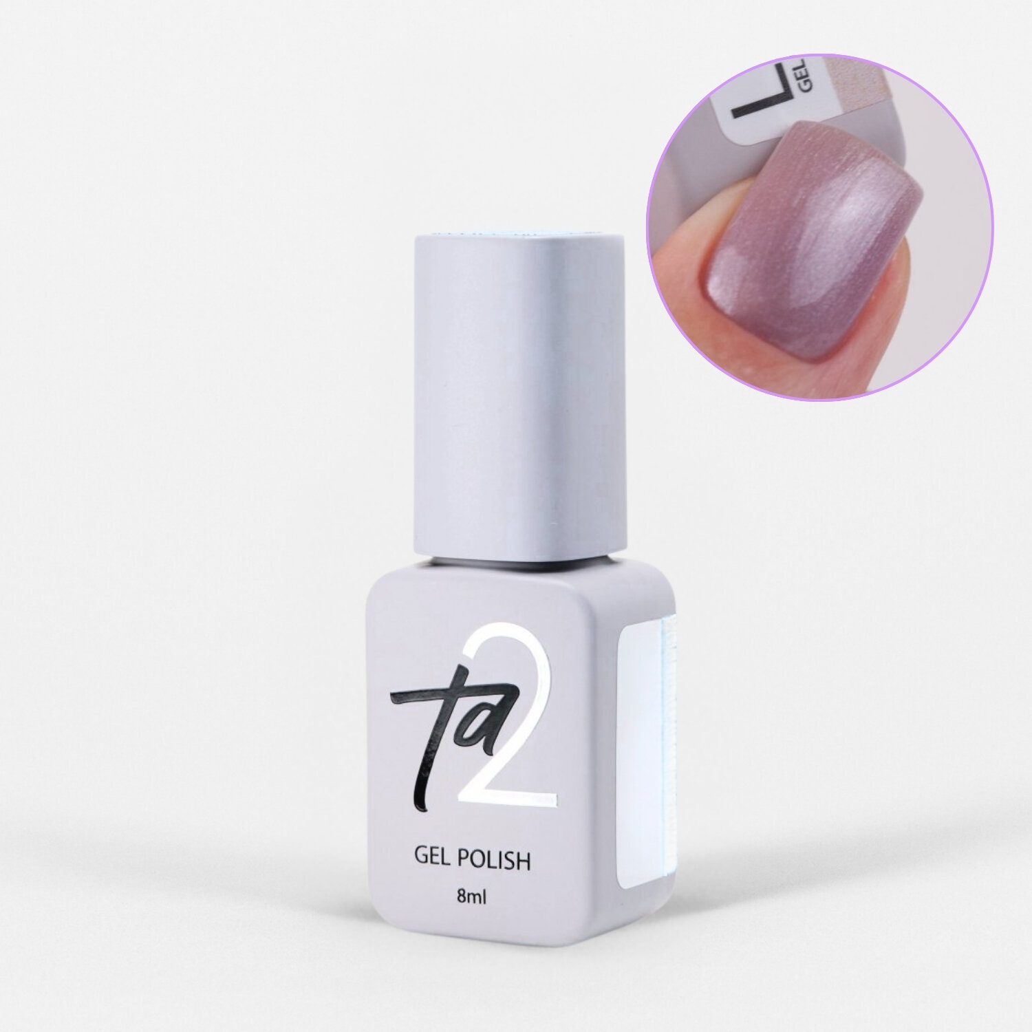 Гель-лак Ta2 LUV 002 9 мл перламутровое сияние с крупным блеском
