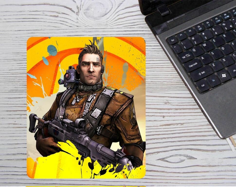 Коврик для мышки игровой 36 на 29 см GOODbrelok Borderlands, Бордерленд №5