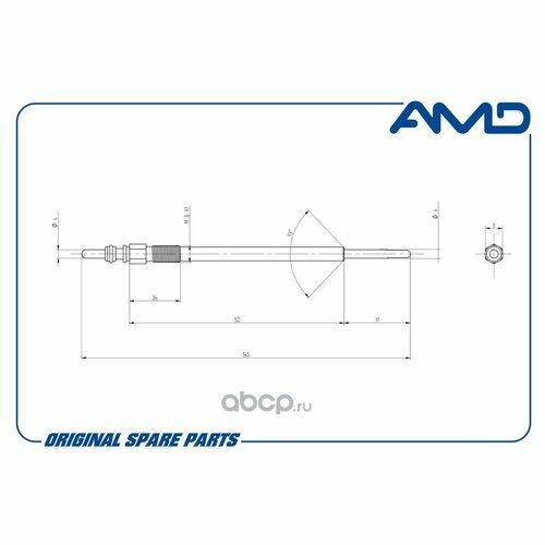 Свеча накаливания Amd AMDGP13