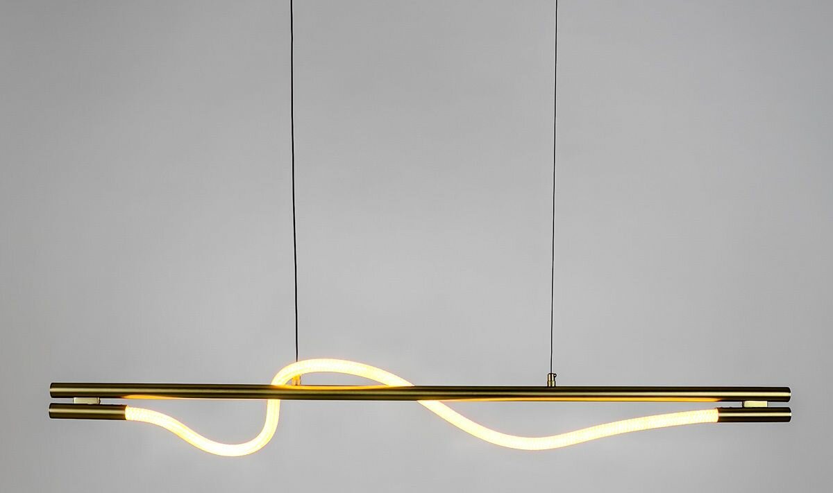 Светильник подвесной потолочный LED 24Вт Tracer Surrey L160 латунный Blesslight