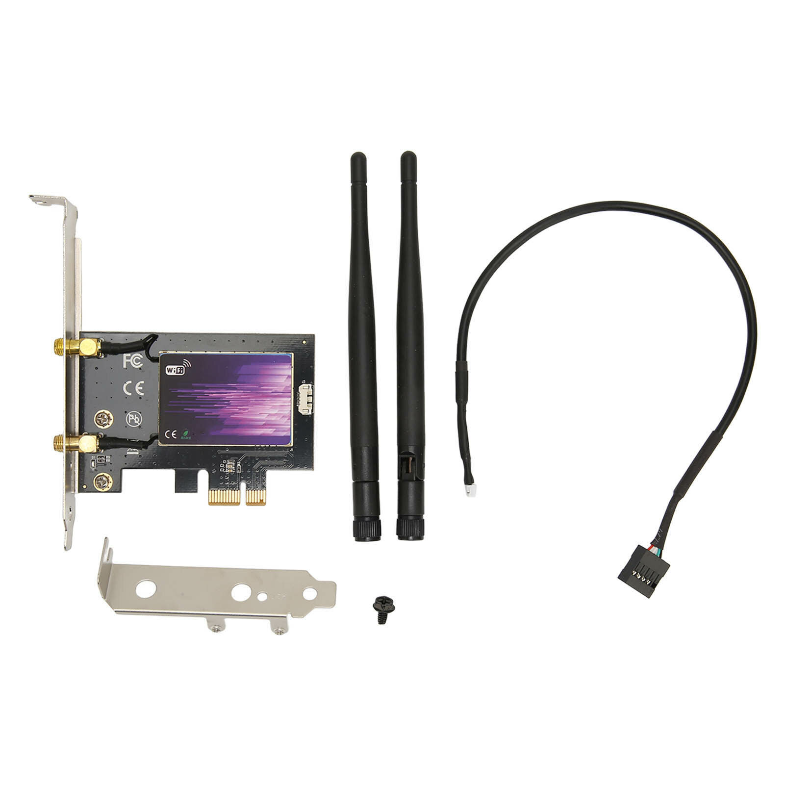 Беспроводной сетевой адаптер WiFi 6 PCIE 3000 Мбит/с, трехдиапазонный 2,4G 5,8G 6E PCIE WiFi 6E, карта адаптера для потоковой передачи игр