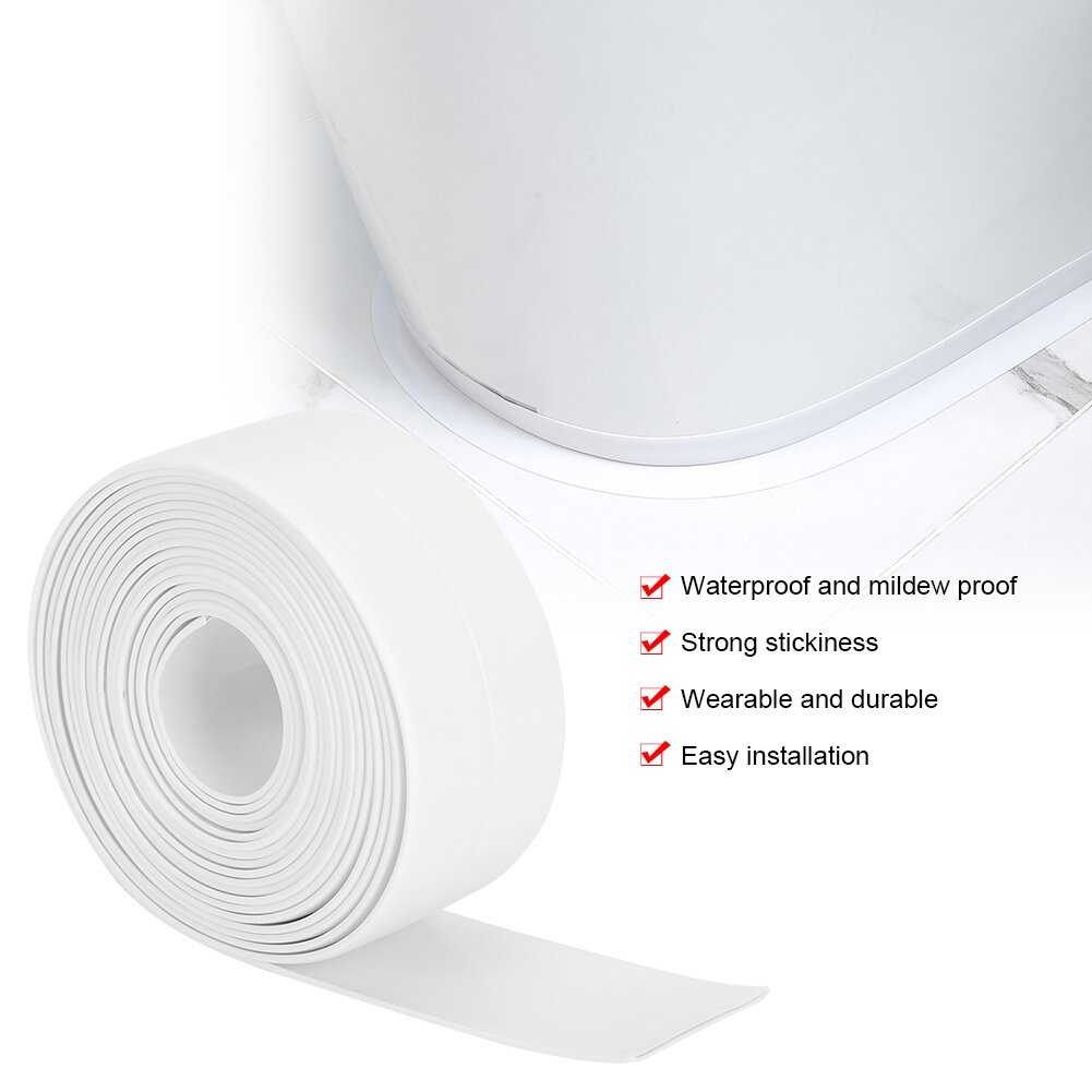 Самоклеящаяся лента, водонепроницаемая уплотнительная лента, угловая защитная наклейка для ванной комнаты, кухни