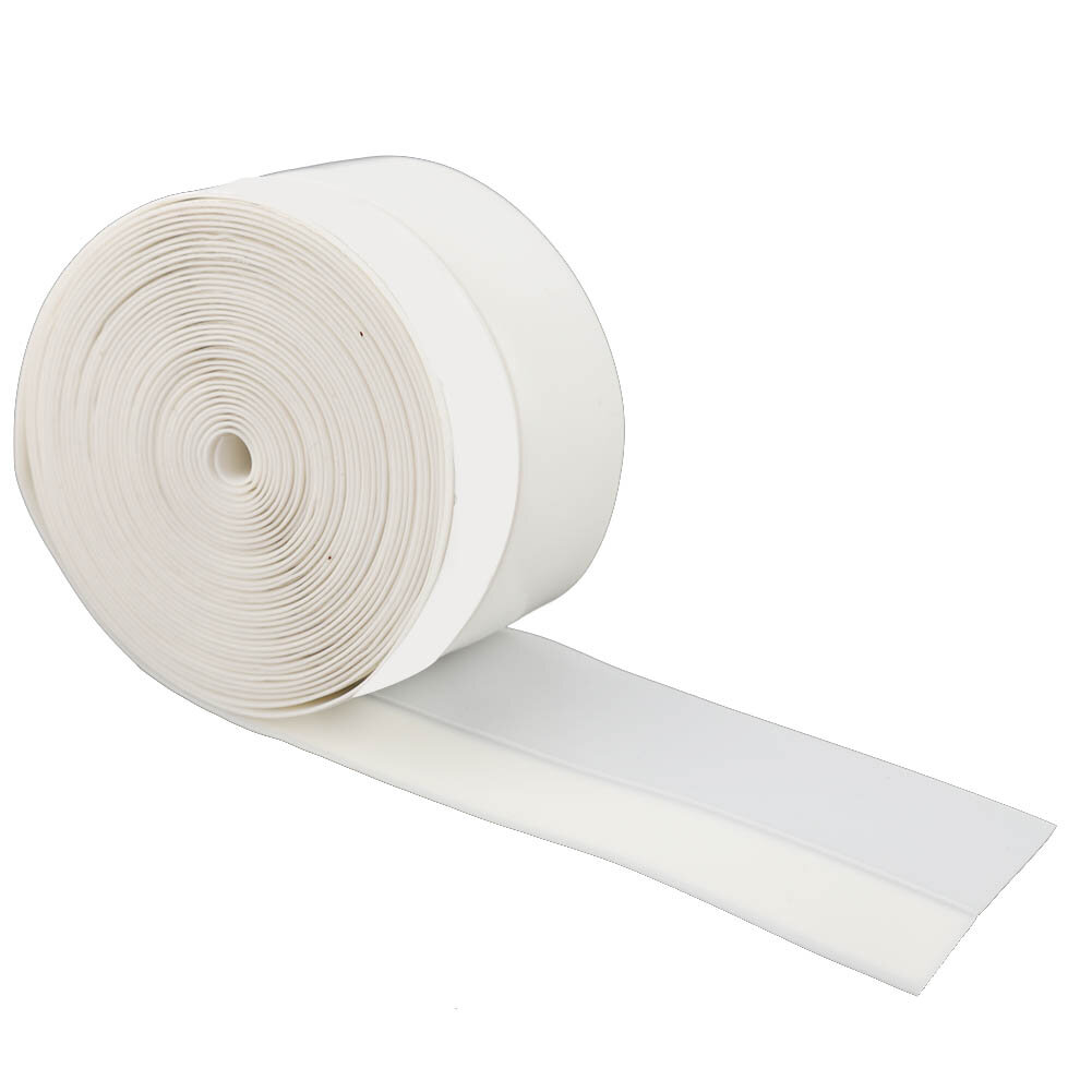 Самоклеящаяся уплотнительная лента для дверей, окон, ветров, насекомых, пыли, 5 м, 45 мм (белая)