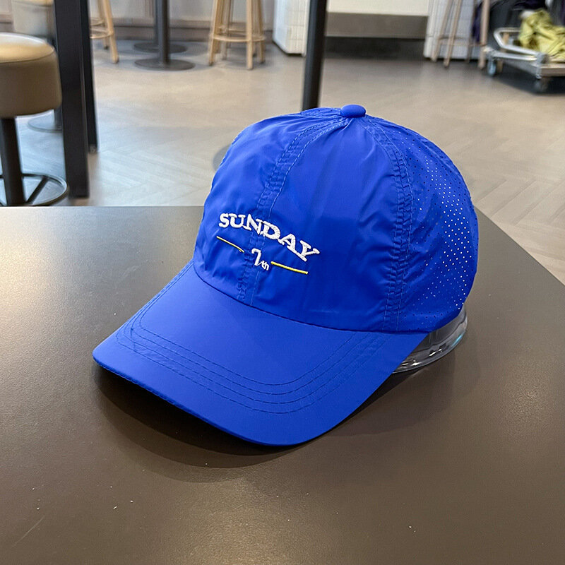 Новая вышитая быстросохнущая бейсболка для мужчин и женщин, универсальная шляпа от солнца для путешествий на открытом воздухе, спортивная кепка с солнцезащитным козырьком