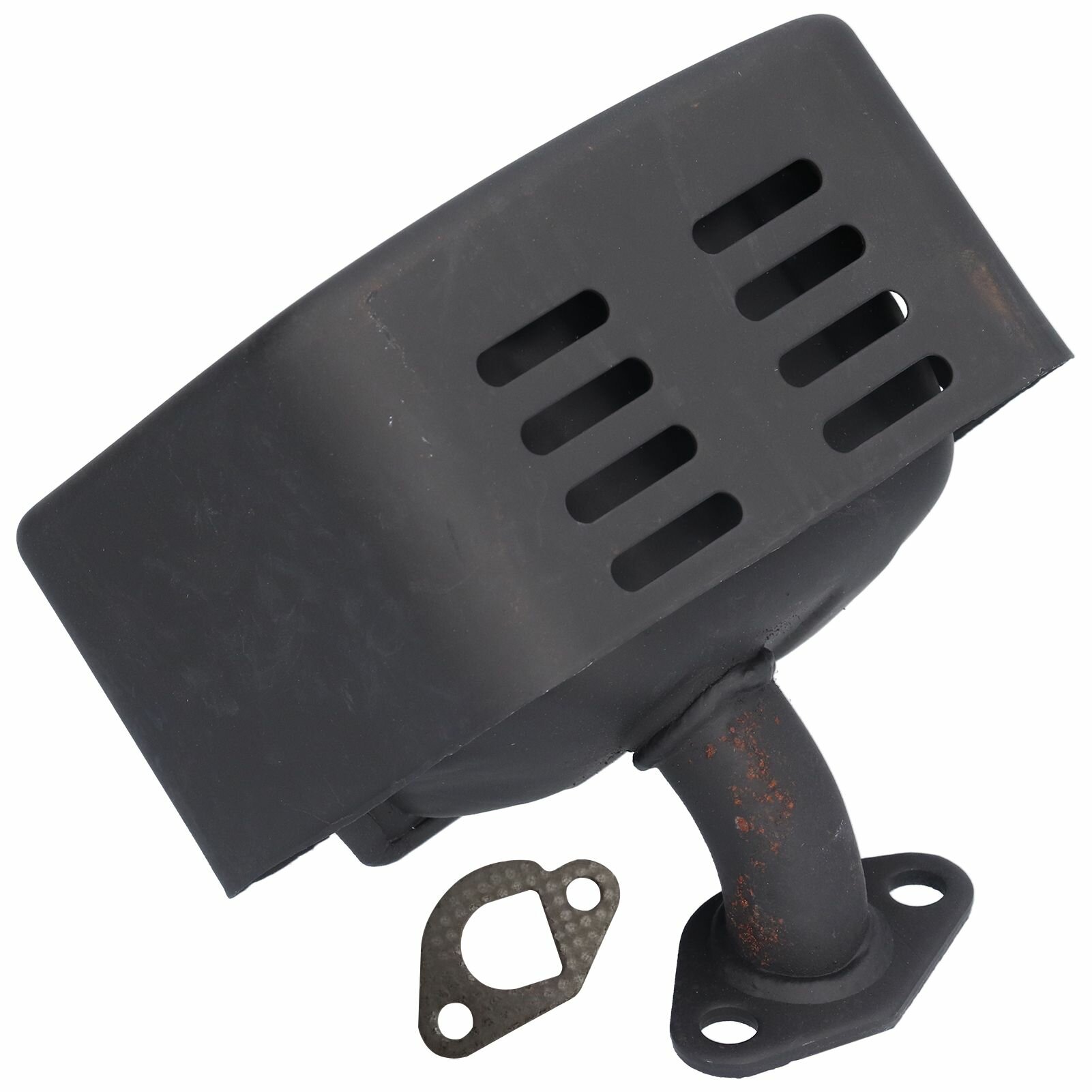 Глушитель выхлопной, в сборе, с шайбой, для GX160Black