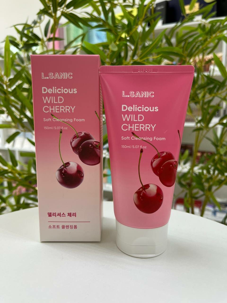 L.Sanic Очищающая пенка для умывания с экстрактом дикой вишни, 150мл