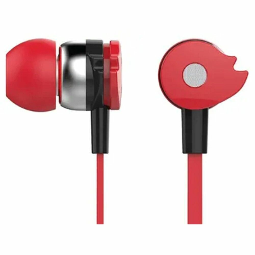 Oklick Наушники проводные HP - S - 210 1.2м, цв. красный 374405