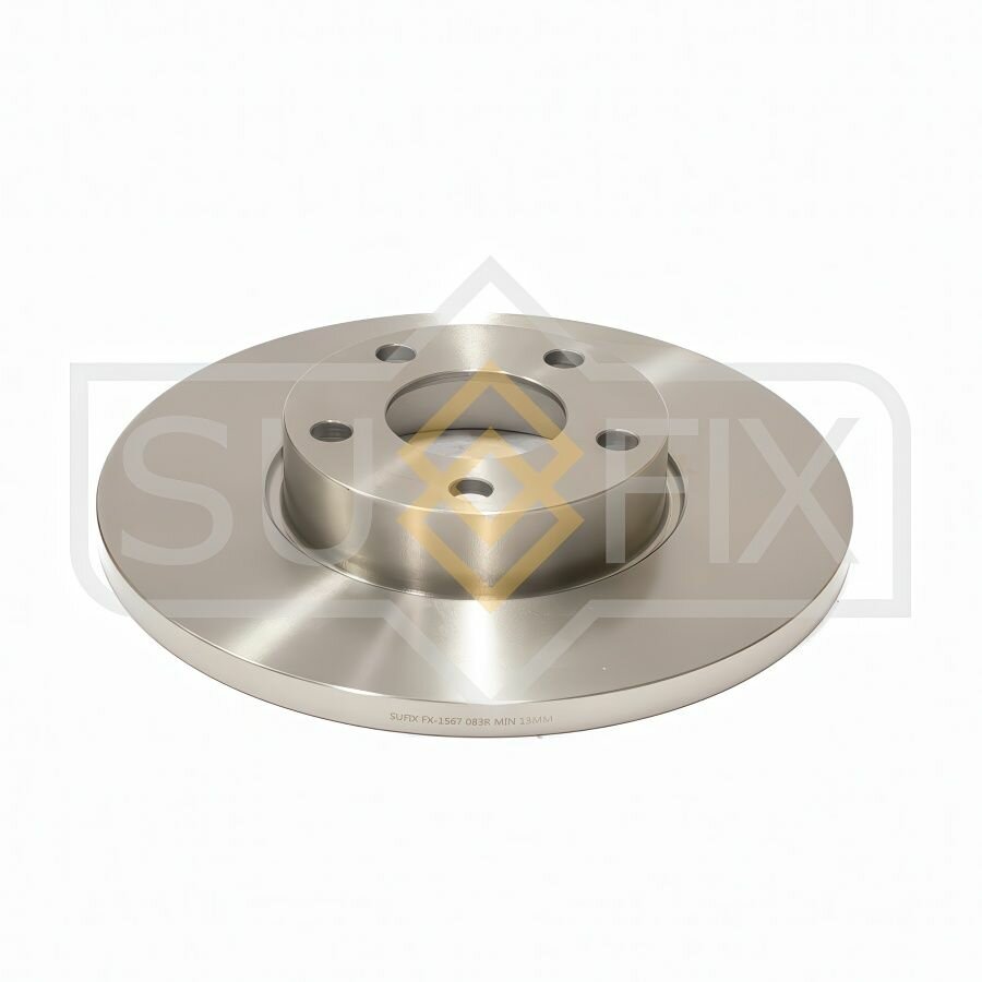 Диск тормозной передний, 288x15, для Ауди A3, Шкода Фабиа 1-3, Октавия, Рапид, Румстер, Фольксваген Бора, Гольф 4, Поло, седан арт FX1567