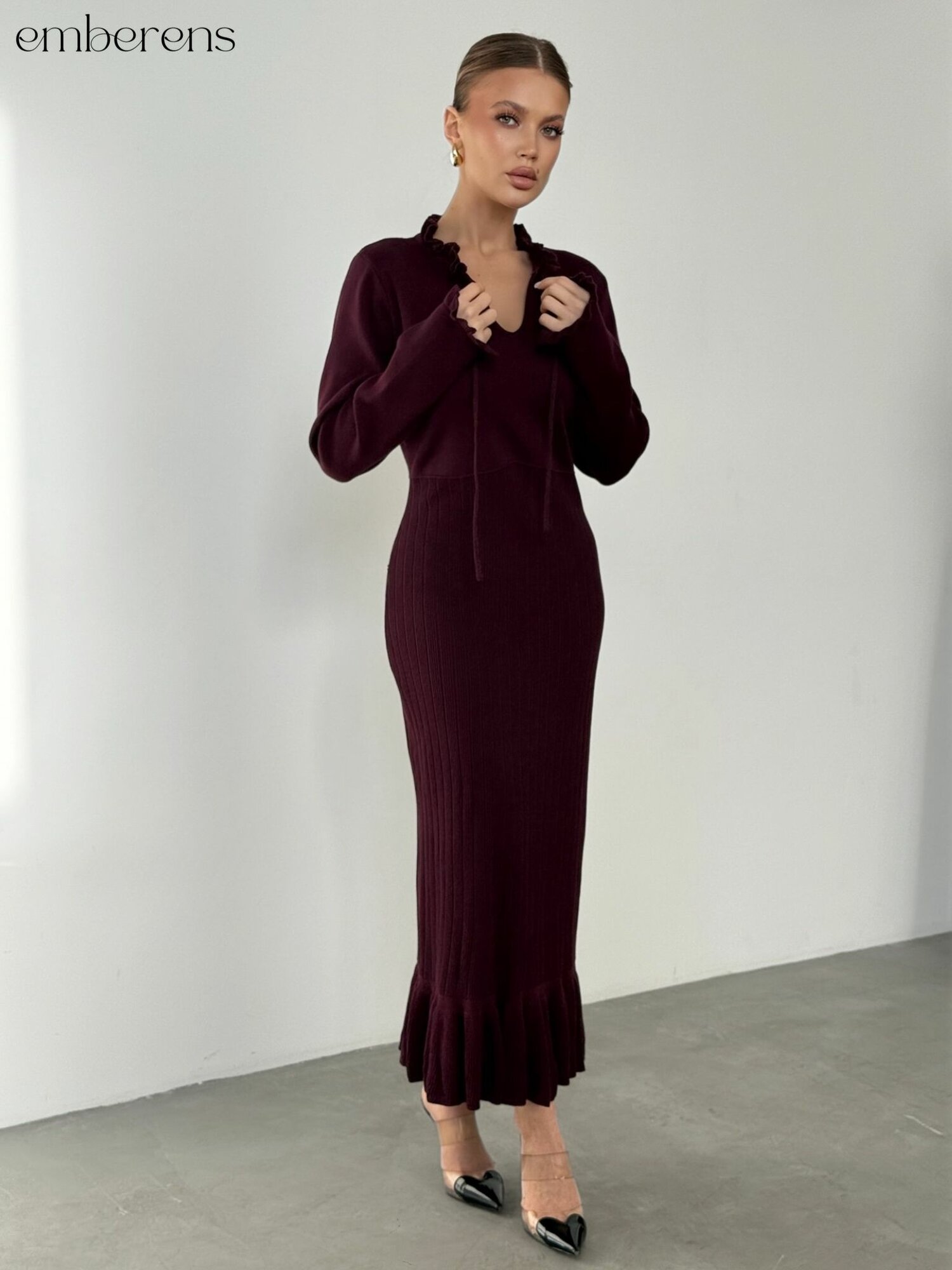 Платье Осень-зима 2025