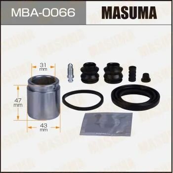 Ремкомплект тормозного суппорта с поршнем d-43 MASUMA, 243932 rear