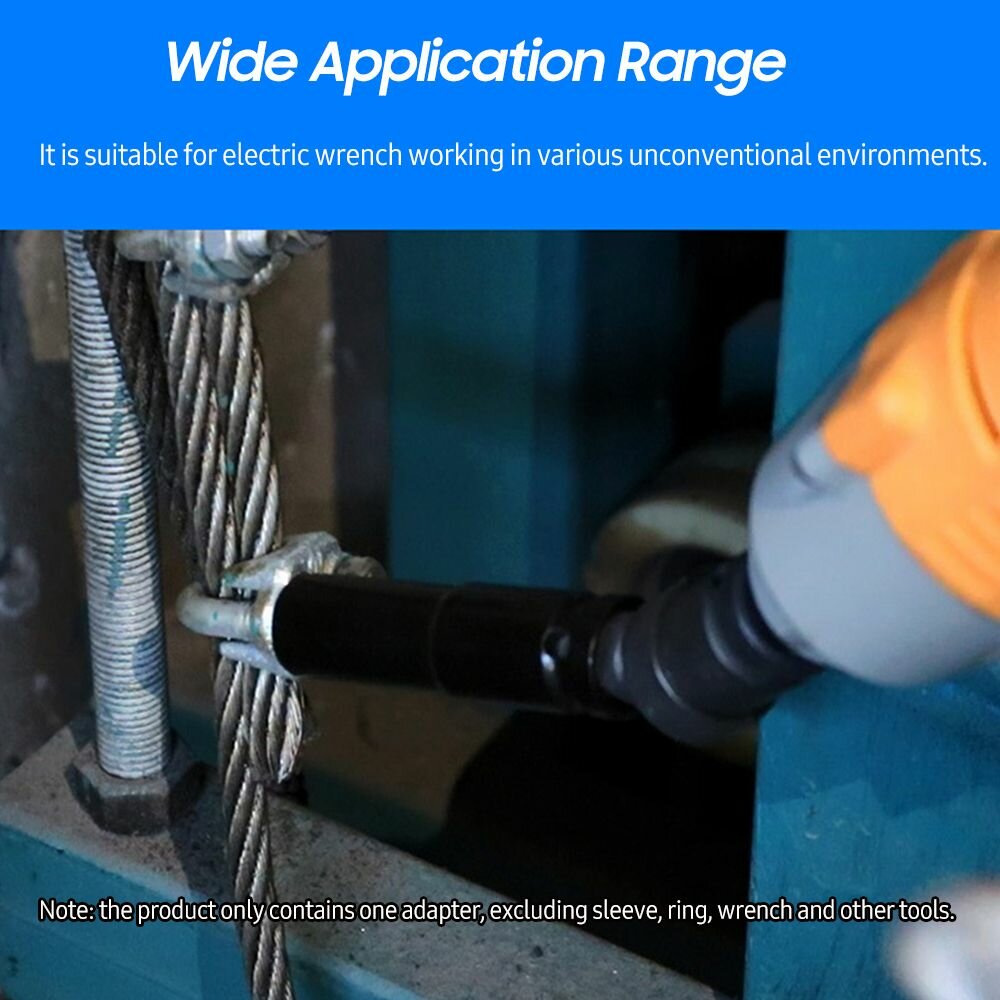 Адаптер 1/2" для электроключа, стальной, с 90 втулкой