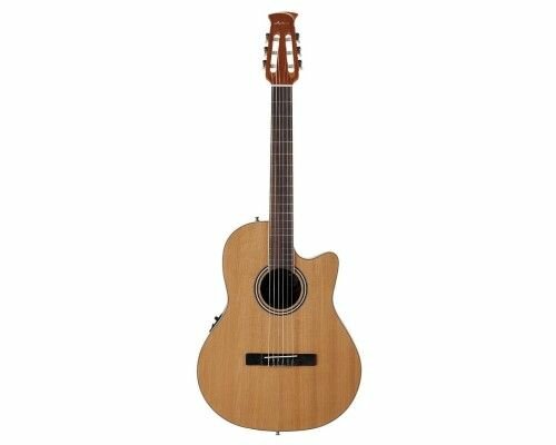 APPLAUSE AB24CII-CED Balladeer Mid Cutaway Nylon Natural Satin электроакустическая гитара