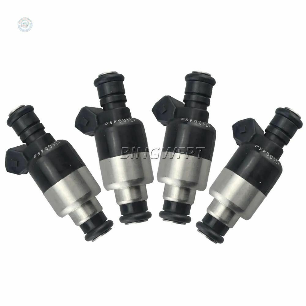 Топливные форсунки 17109450 для Daewoo Nexia, Lanos, Espero, Nubira 1.5 1.6 16V 4 шт, надежная подача топлива и стабильная работа двигателя