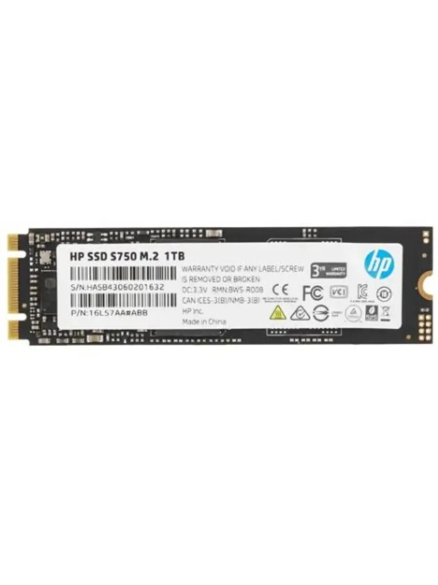 1 ТБ M.2 SATA накопитель S750 16L57AA#ABB - SATA3