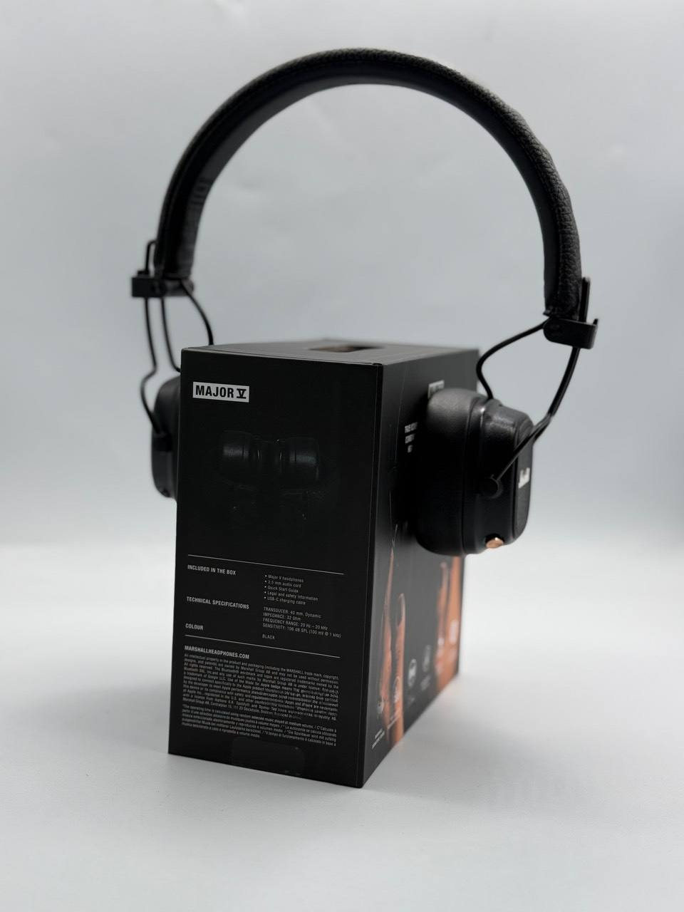 Беспроводные наушники Marshal Major 5, Bluetooth 5.0, черный