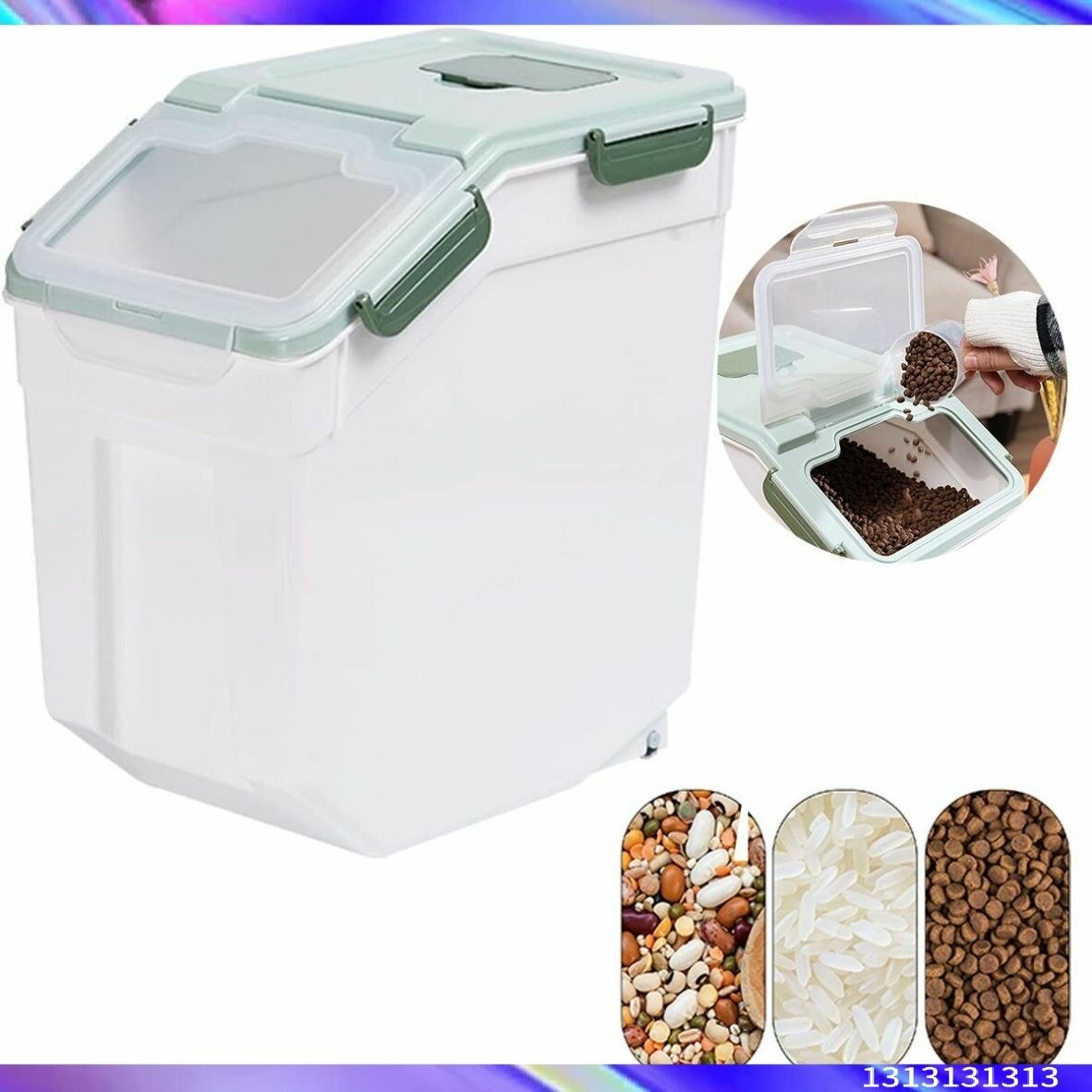 Эксклюзивный контейнер YGYL0507 для сухого собачьего корма предлагается в объемах 5 кг 10 кг 15 кг и 25 кг с герметичной крышкой