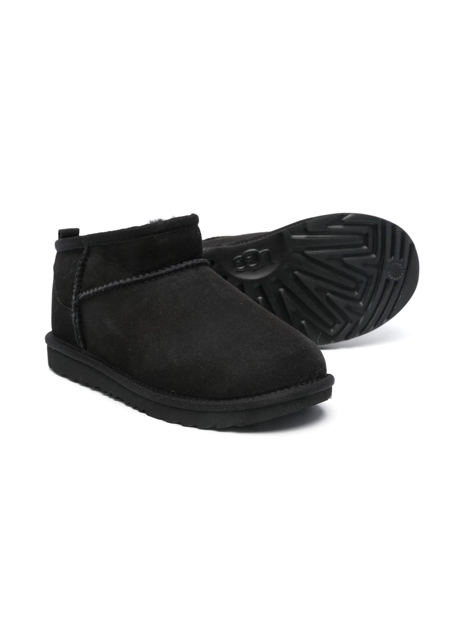 Ботинки UGG Classic Ultra Mini, размер 1 US, черный — фото 1