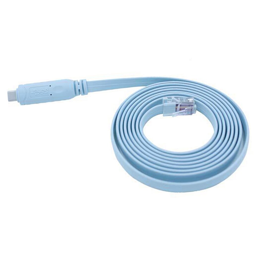 Консольный кабель USB-C к Rj45 Поддерживает устройства USB-C типа C к маршрутизаторам-коммутаторам