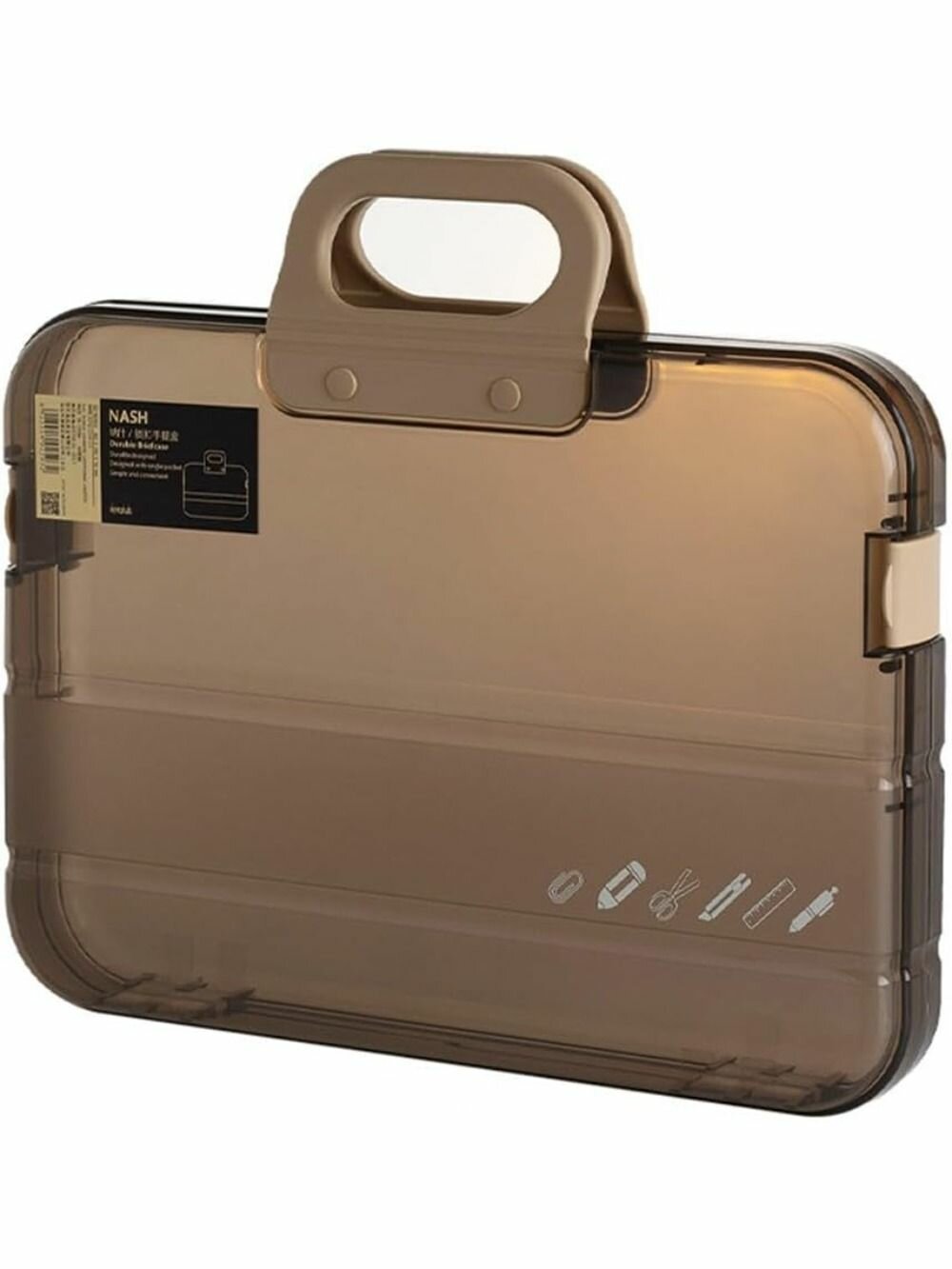 Прозрачная коробка для хранения файлов, водонепроницаемая коробка для хранения данных формата А4, сортировка офисных и школьных принадлежностей