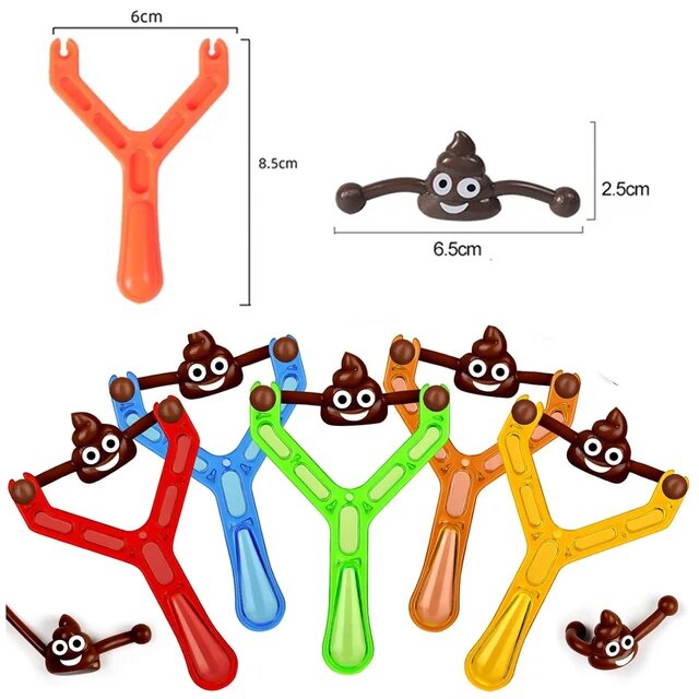 6/36 комплектов веселых, красочных игрушек в виде какашек, которые отлично подойдут в качестве подарочных пакетов на детский день рождения, наполнителя пиньяты и праздничных сувениров для мальчиков и девочек.