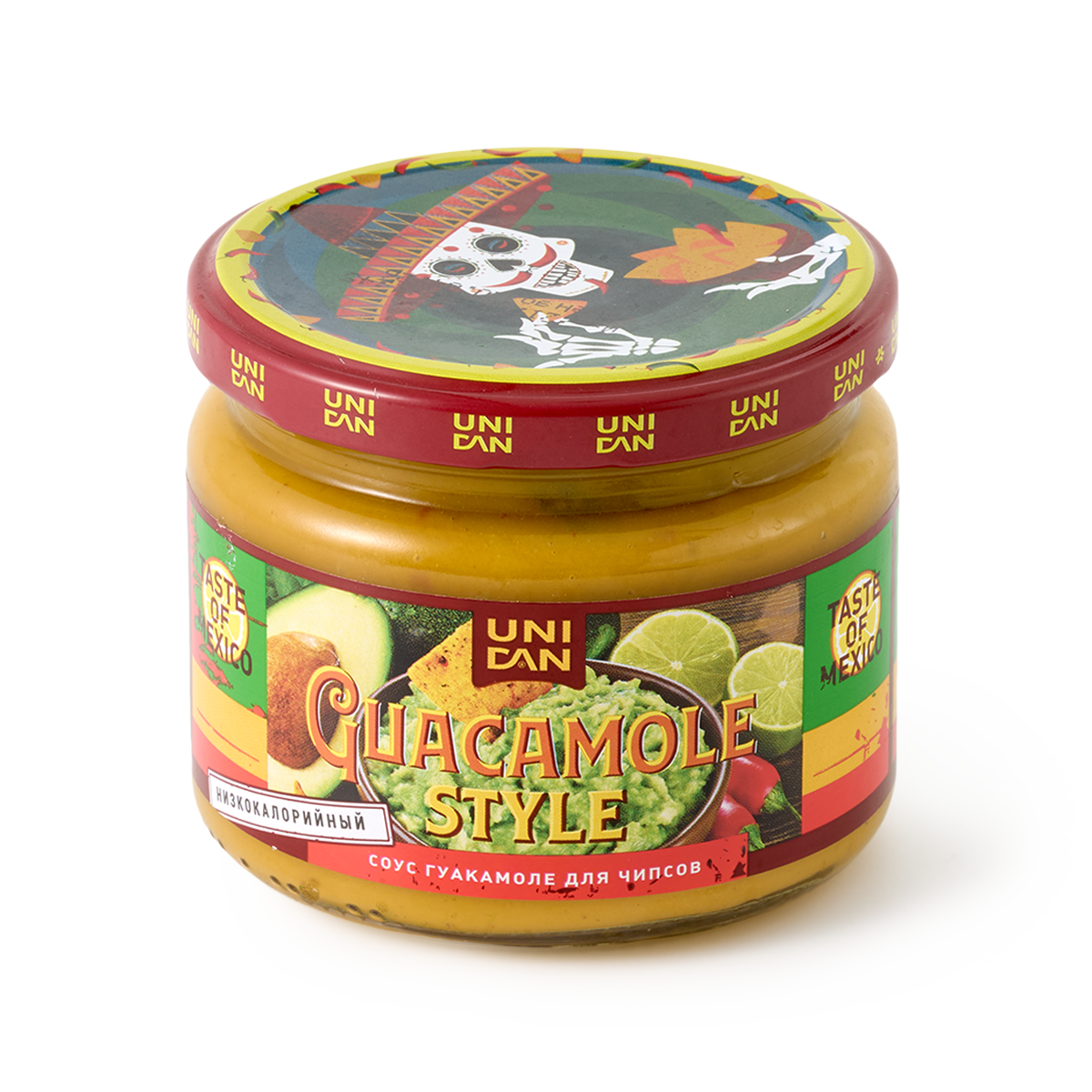 Соус Uni Dan Гуакамоле, для чипсов, неострый, мексиканский, 280 г