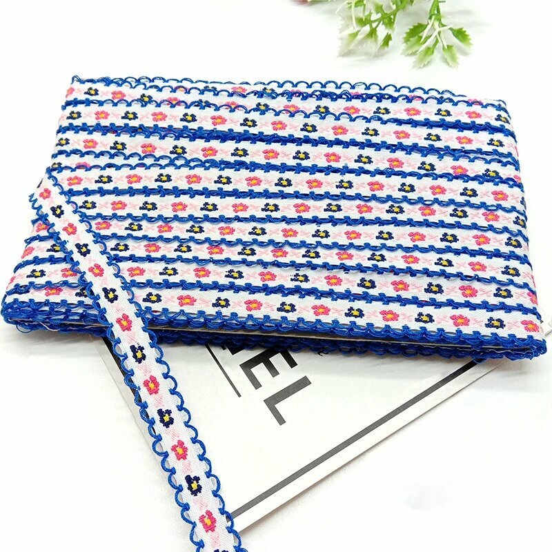 Этническое кружево из полиэстера/нейлона, 10 ярдов Синий, 27