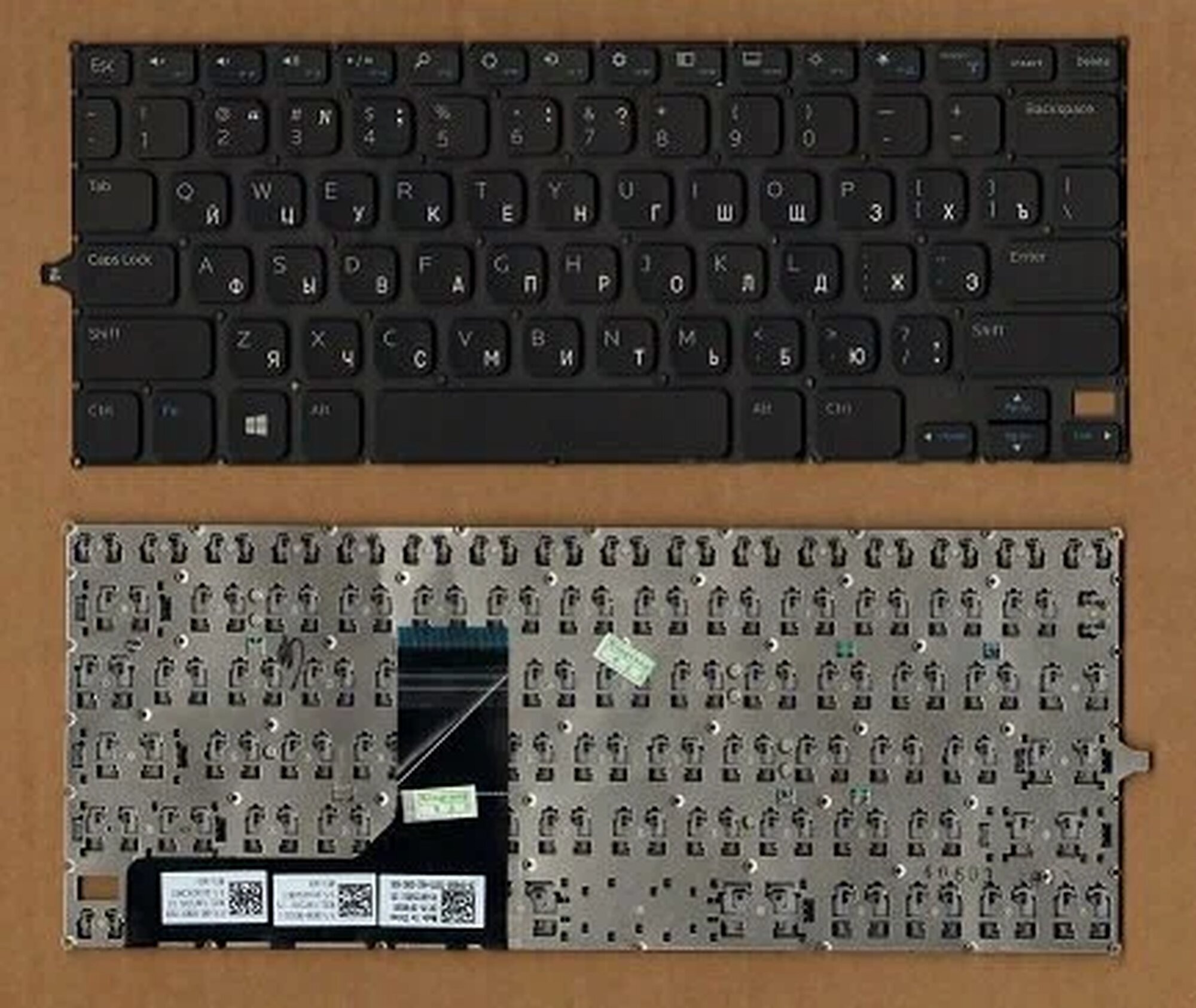 Клавиатура для ноутбука Dell Inspiron 11-3147, 11-3148 черная, без рамки
