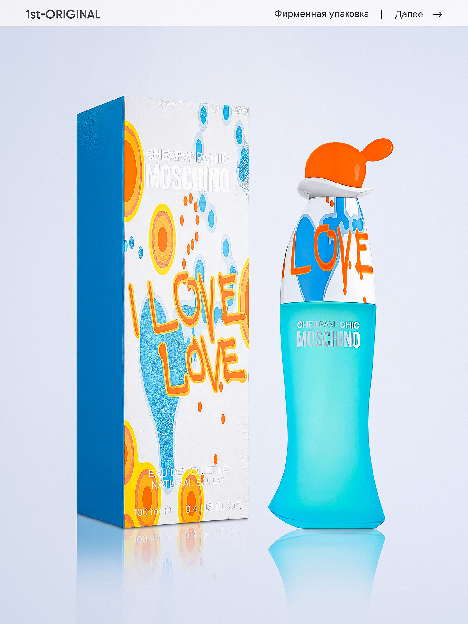 Туалетная вода MOSCHINO Cheap and Chic I Love Love 100 мл