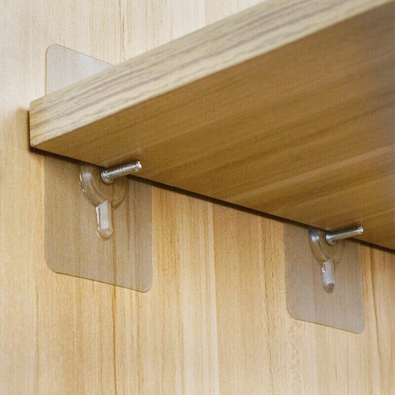 Крепеж для полок без сверления, 8 шт