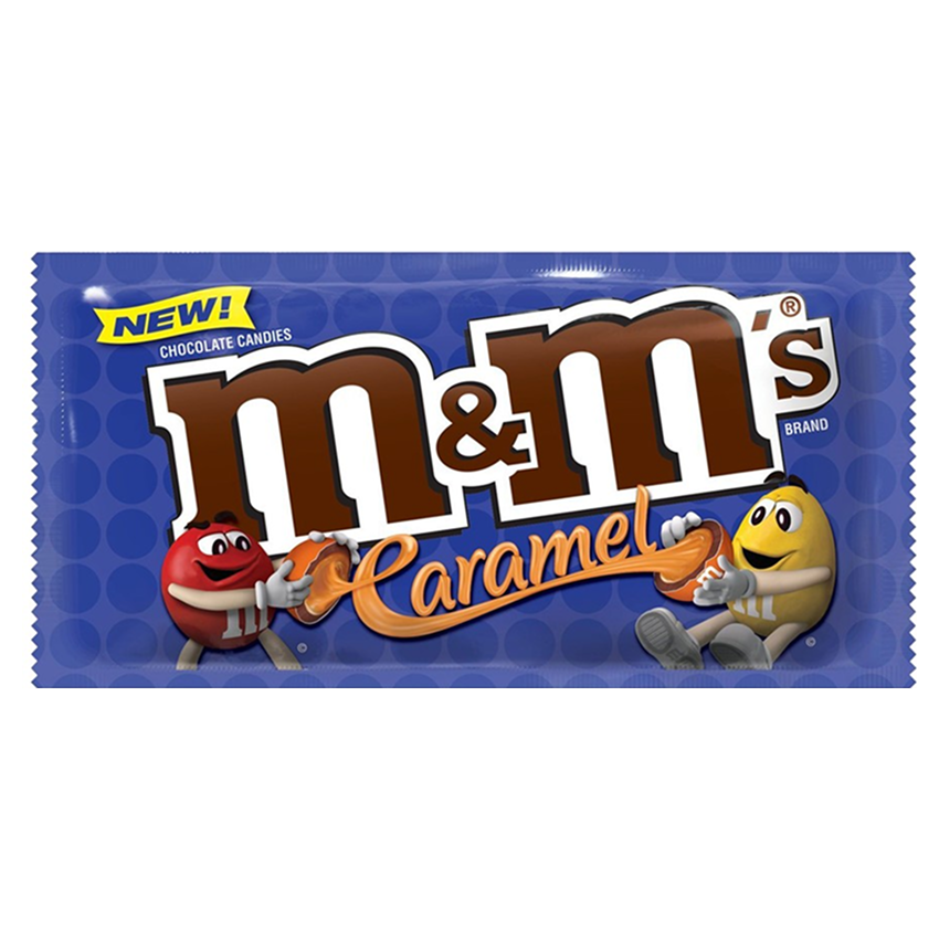 M&M's Caramel шоколадное драже с карамелью 40 гр