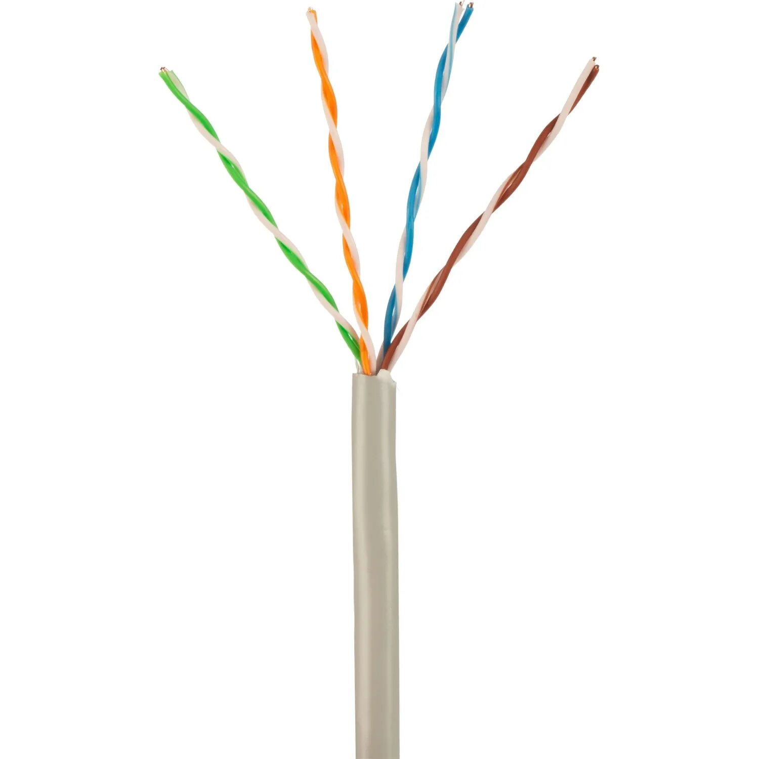 Кабель BigTech BT-CECR-004 медь FTP 4 пары, кат.5e AWG24 PVC 100м сер