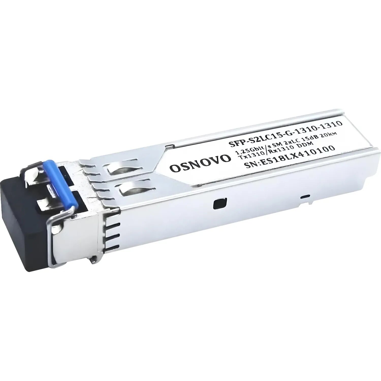 Трансивер SFP Osnovo SFP-S2LC15-G-1310-1310 до 20км, Tx:1310/Rx:1310, DDM